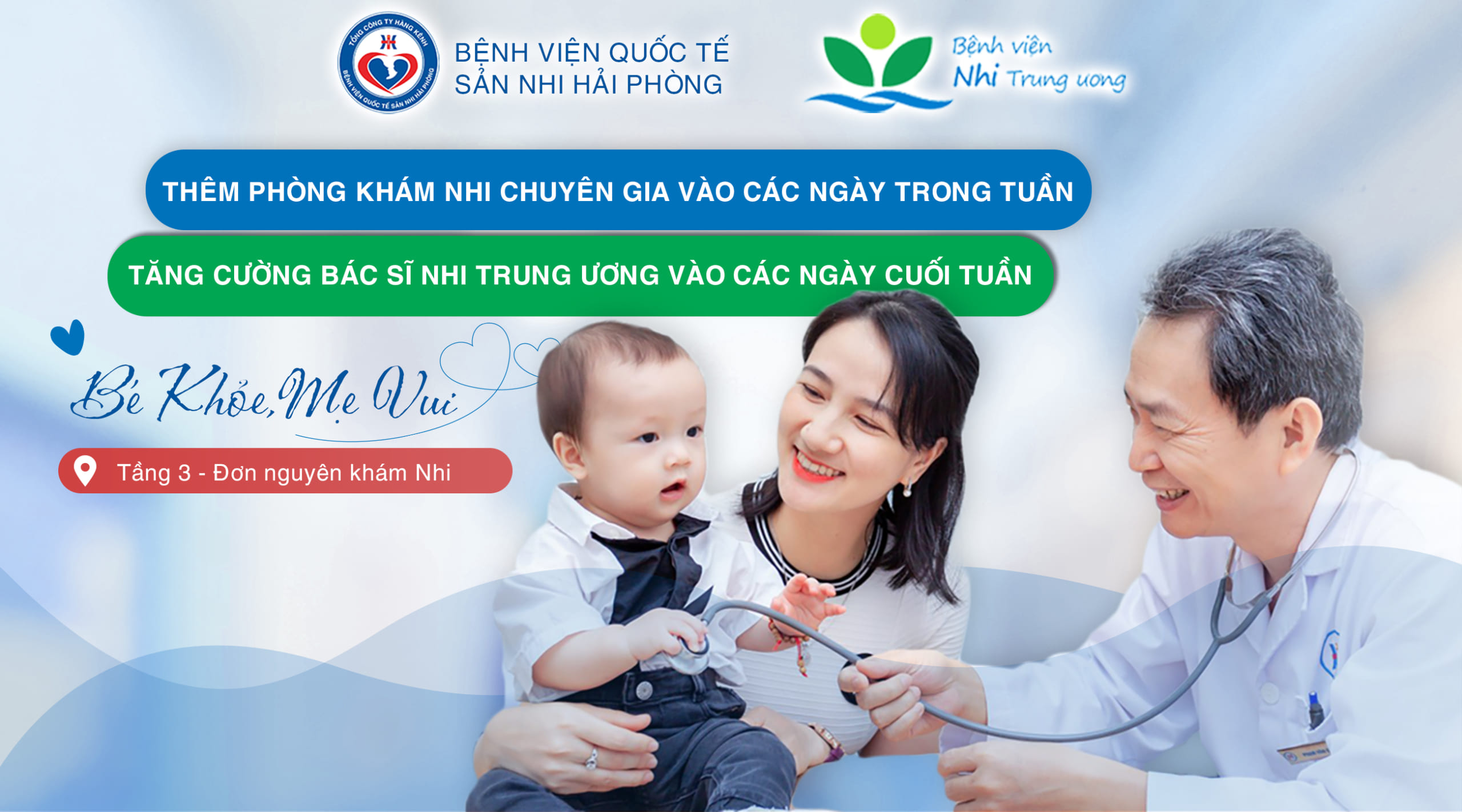 Tăng cường bác sĩ Nhi Trung Ương khám tại Bệnh viện vào cuối tuần ...